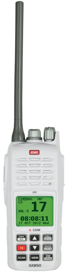 GX850W Handheld VHF Marine Radio – Precision Laser Systems